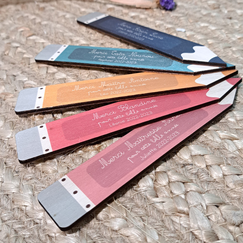 marque page maîtresse à personnaliser